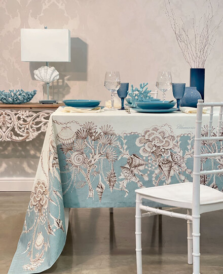 Elegant Tablecloths Cotton Tablecloths Blumarine Home Collection